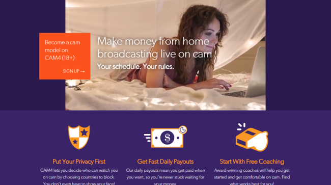 How does Cam4 work? - Getting Started on Cam4 | Blog Onlycrave - Connect with Fans. Earn with ...